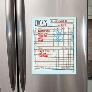 Jennakate Blue Child Chore Chart I Behavior Chart I To-do List I Weekly ...