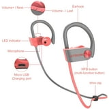 Letscom U8I Earbud Headphones PinkGray - Walmart.com