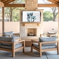 Abstract Green Outdoor TV Cover 40 to 43 inch Tulip Ray White ...