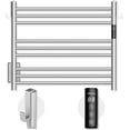 Towel Warmer for Bathroom Wall-Mounted 9-Bar Heated Towel Rack with ...
