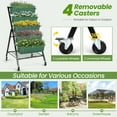 Sejov 5 Tier Vertical Raised Garden Bed With Lockable Caster Wheels