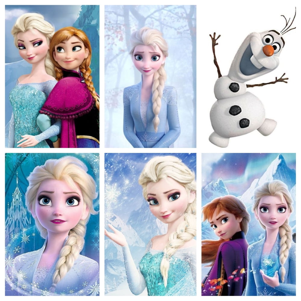 Click here for Kenvfego Frozen Theme Poster Prints - Set Of 6 Unf... prices