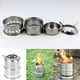 Outdoor Camping Wood-burning Stove Backpacking Portable Survival BBQ ...