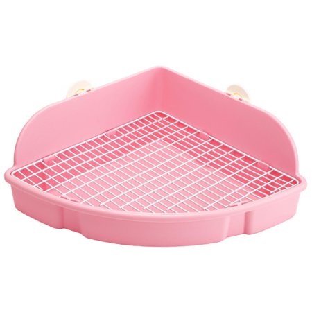 Bunny Litter Box Triangle Potty Pet Toilet Corner Potty for Ferret ...