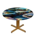 WYYP Supermarine Spitfire Aircraft Round Tablecloth 100% Polyester ...