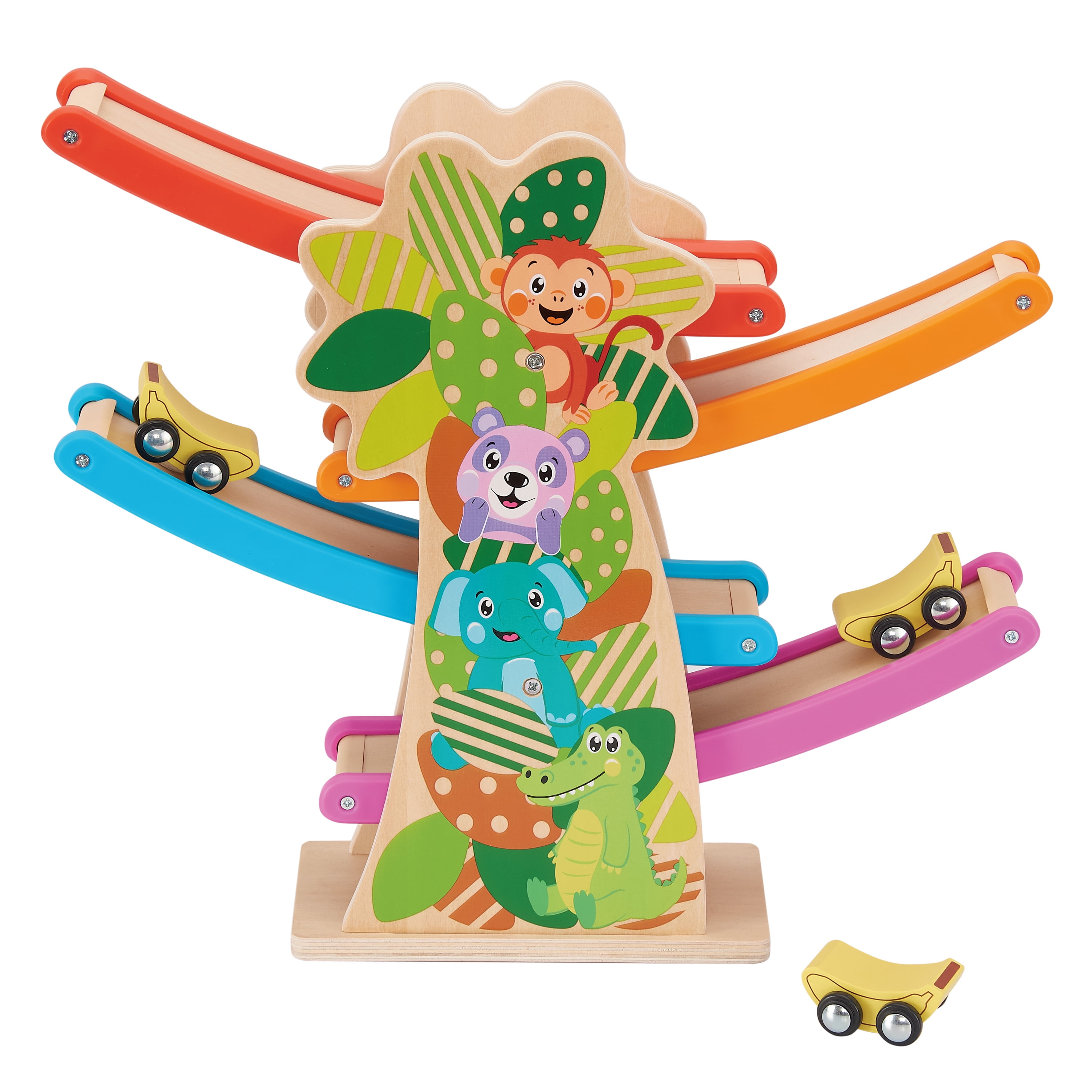 Spark Create Imagine Wooden Trees, Cars, and Tracks Race Set - Walmart.ca