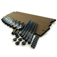 Frame It All Tool-Free Uptown Brown Straight Landscape Edging Kit 16 ...