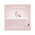 Logitech MK470 Slim Rose USB RF Wireless Compact Keyboard and Mouse ...