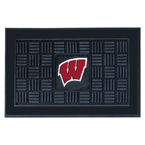 University of Wisconsin Medallion Door Mat - Walmart.com