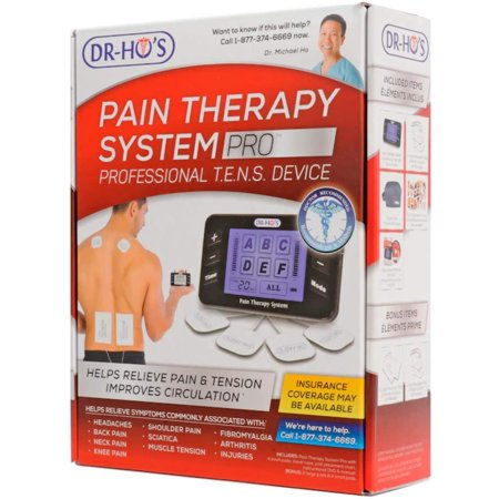 Pain Therapy System Pro TENS Device with 8 Small Pads, 2 Large Pads ...