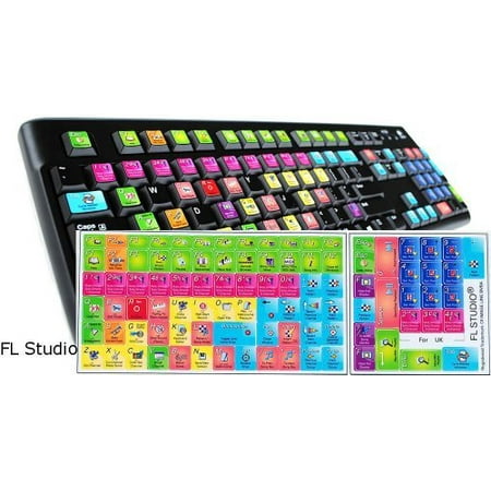FL Studio Keyboard Stickers Shortcut 11.5x13mm | Walmart Canada