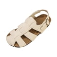 Domuza Women's knit flat gladiator sandals, a slip-on summer beach shoe ...