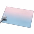 2x3 Ombre Blue Pink Small Area Rug for Entryway, Washable Non Slip Low ...