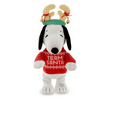 Hallmark Peanuts Team Santa Snoopy Plush With Sound and Motion New with ...