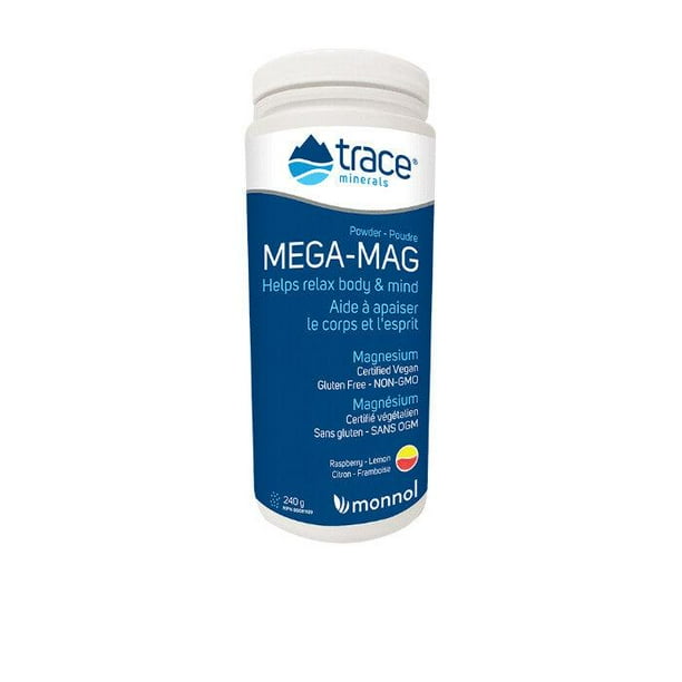 Trace Minerals - MEGA-MAG Lemon-Raspberry, 240g - Walmart.ca