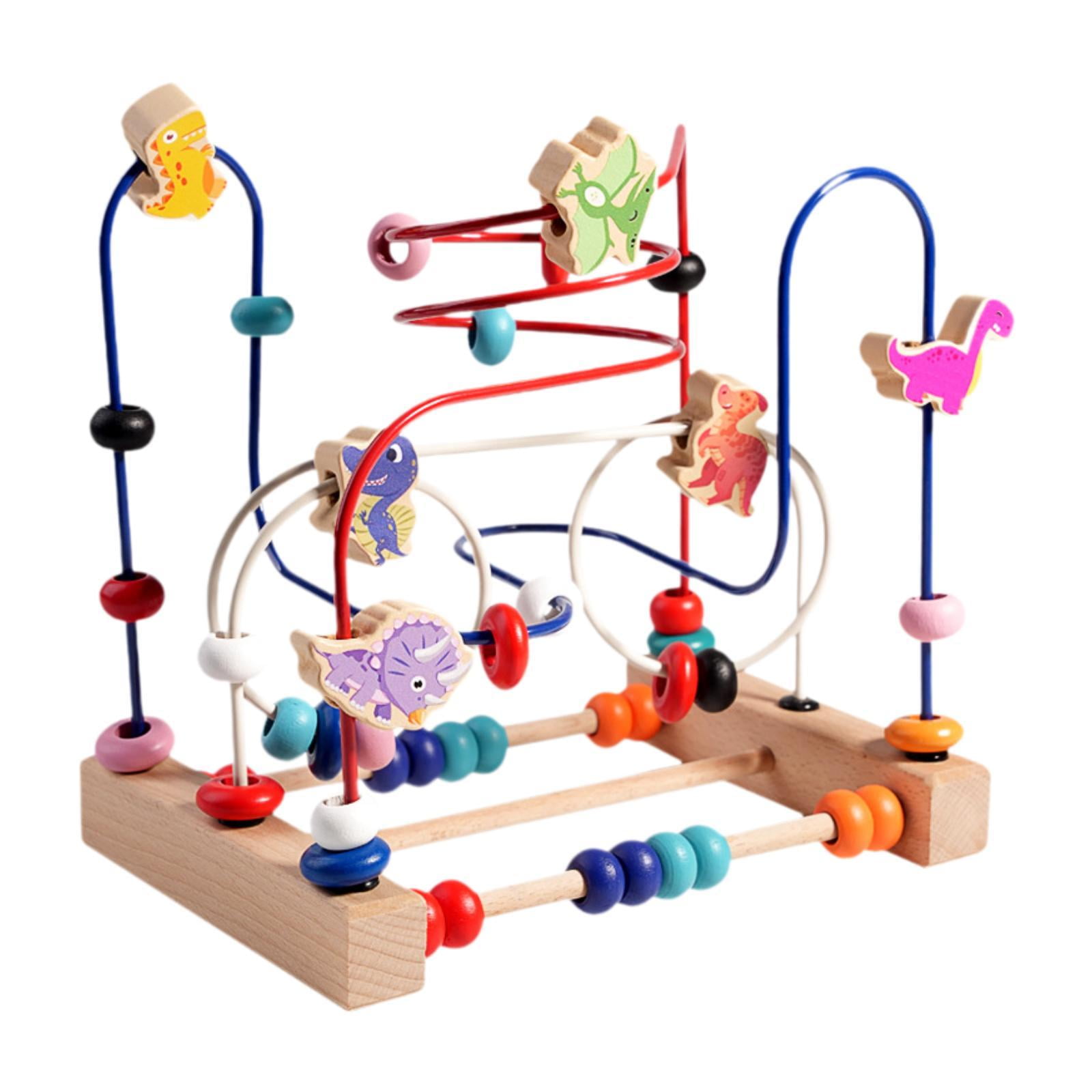 Click here for Lipstore Bead Maze Toy Wooden Educational Circle T... prices