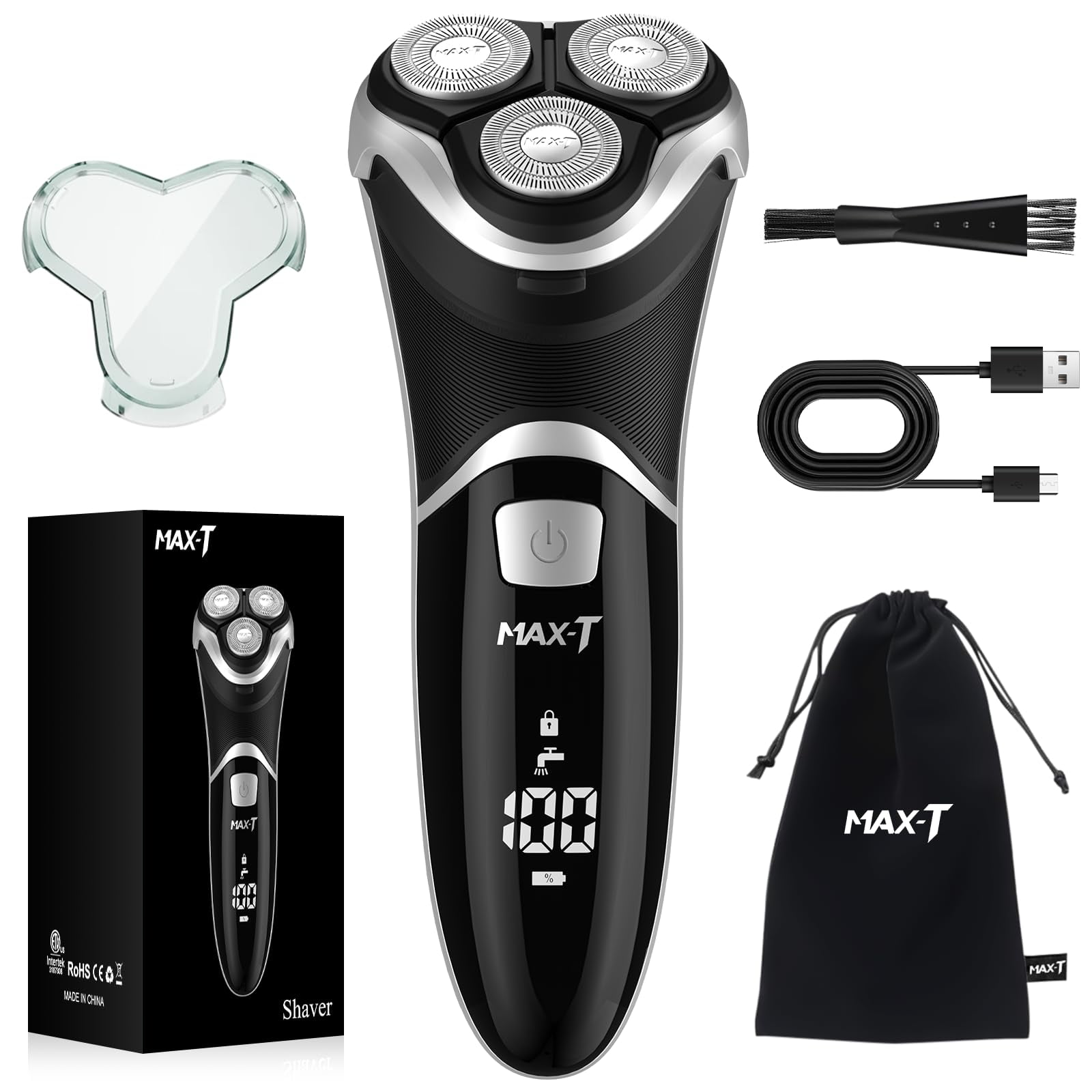 Click here for Max-T Mens Electric Shaver - Corded And Cordless R... prices