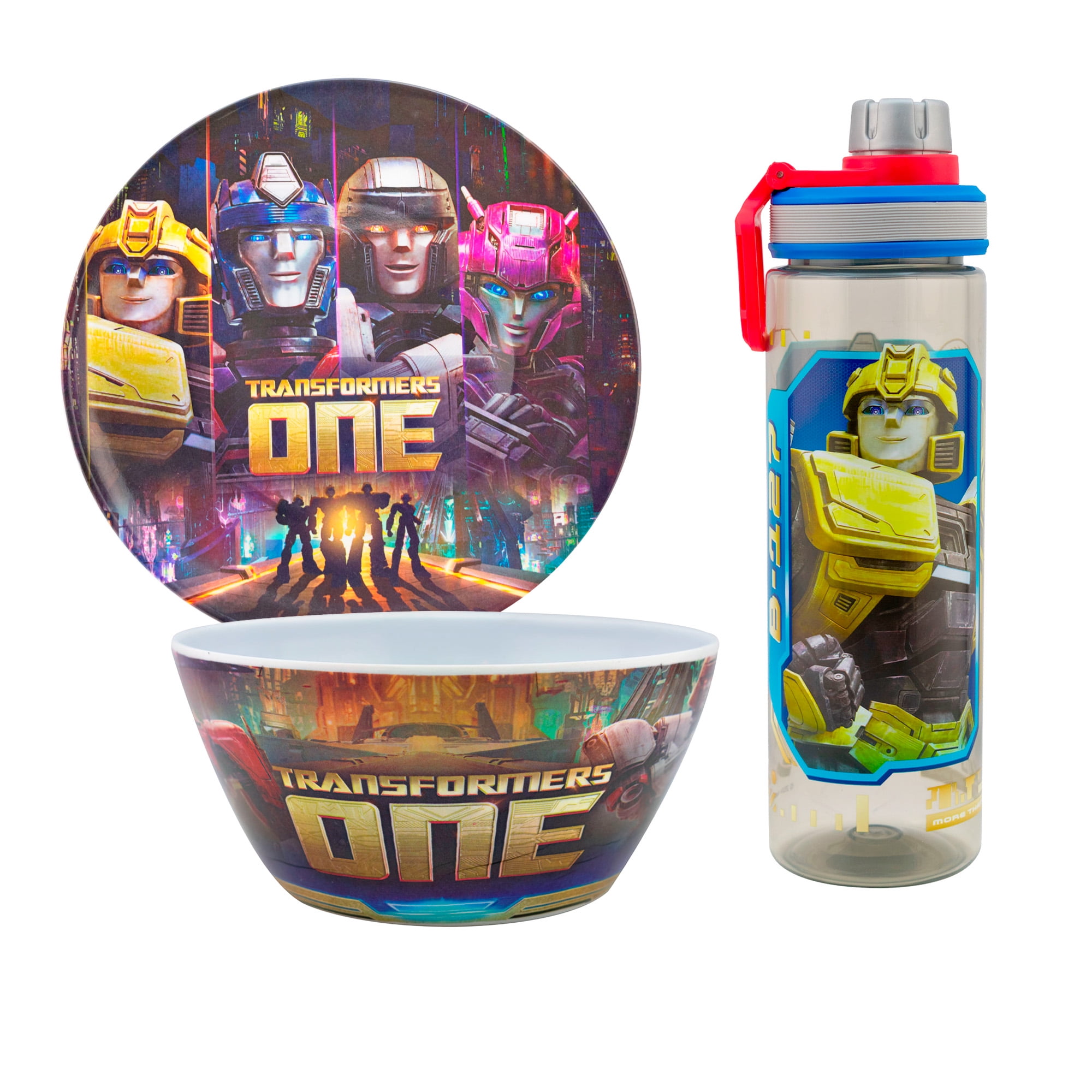 Vajilla Individual Infantil de Melamina, Diseño Transformers ONE ...