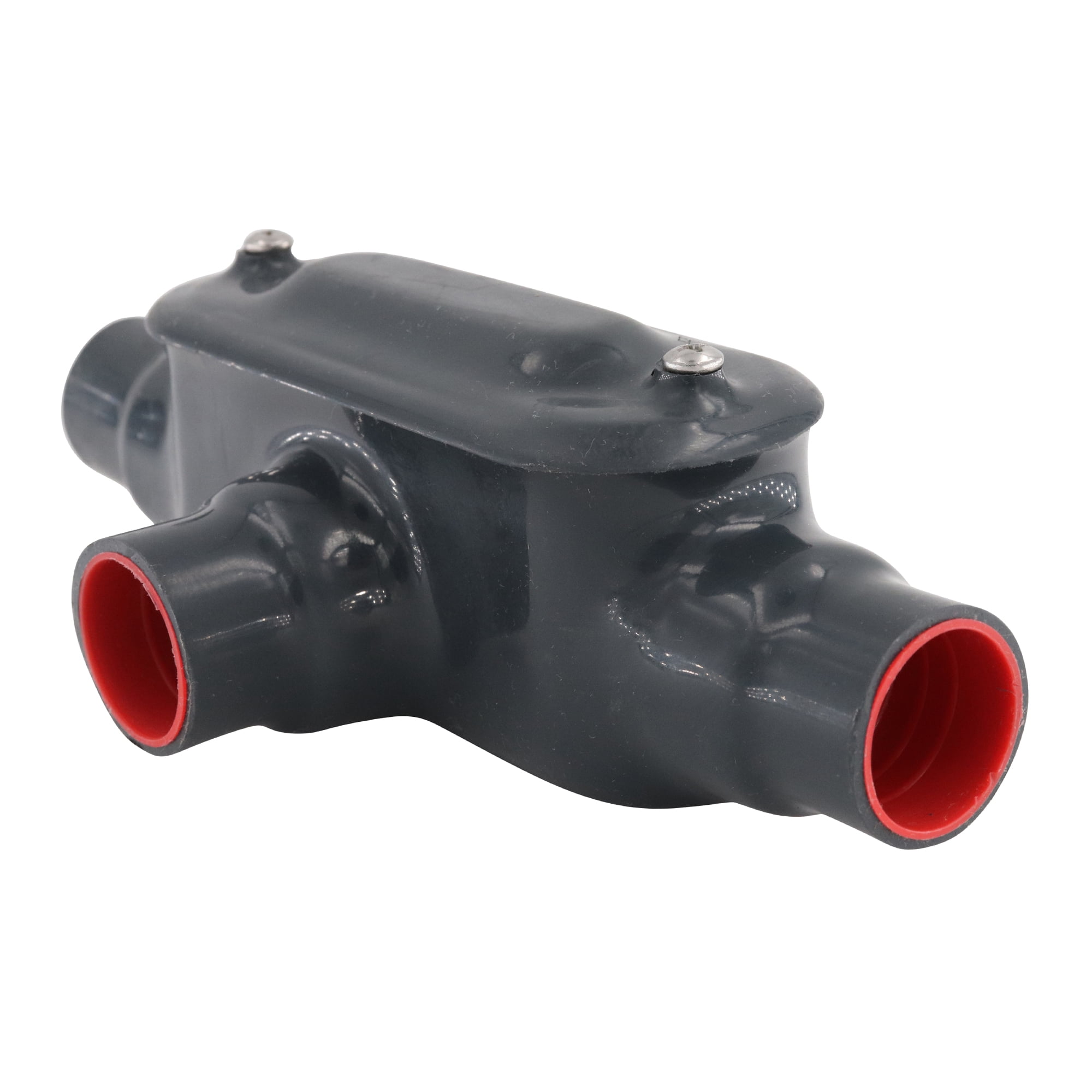 Perma-Cote PMT75 PVC Coated Conduit Body, Type-T, Form-8, 3/4-Inch ...