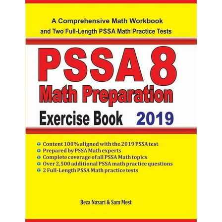 Student Workbook for the Common Core 8 Math Test: Complete coverage of ...
