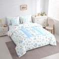 Feelyou Coquette Rose Letter Full Size Bedding Sets for Kids, Cartoon ...