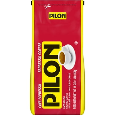Pilon Fine Grounds Dark Roast Espresso Coffee, 6-Ounce Brick - Walmart.com