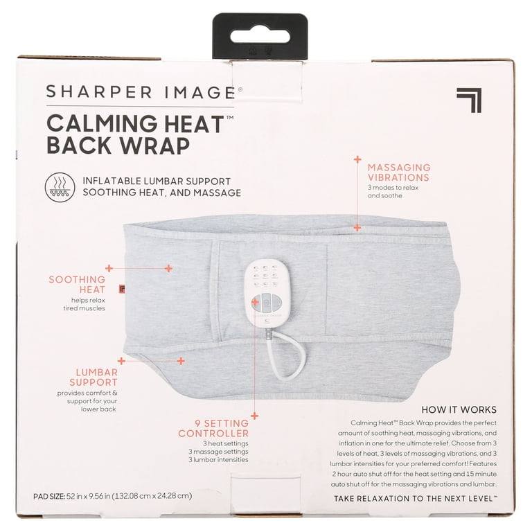 Calming Heat Back Amazon.com: Calming Heat Back Wrap By Sharper Image
