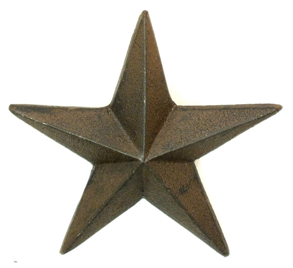 IWGAC Cast Iron Nail Star - X-Large Set of 6 - Walmart.com