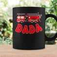 Dada Birthday Boy Fire Truck Firefighter First Birthday Dad Coffee Mugs ...