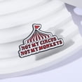 Cartoon Circus Tent Themed Alloy Brooch Fashion Item With Lightweight ...