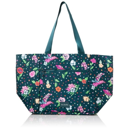 Vera Bradley Recycled Lighten Up Reactive Drawstring Family Tote Bag ...