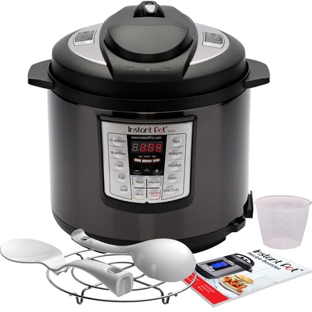 Instant Pot LUX60 Black Stainless Steel 6 Qt 6-in-1 Multi-Use ...
