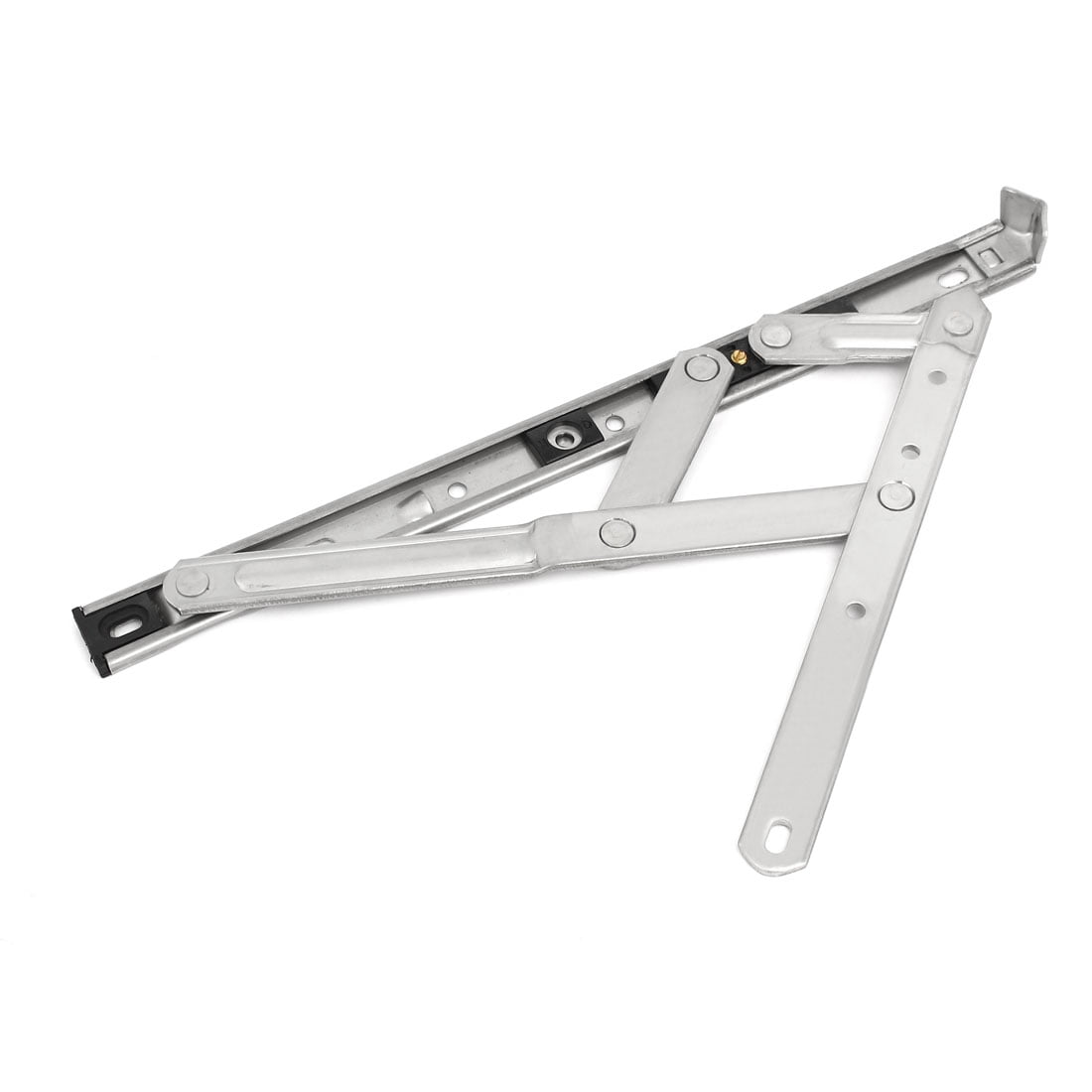 Uxcell 304 Stainless Steel 12-inch Casement Window Friction Hinge 4 Bar ...