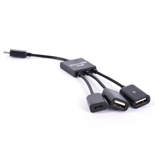 Micro Usb Otg Y Cable