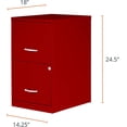 NuSparc 2 Drawer Locking Filing Cabinet | Pre-Assembled Steel ...
