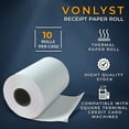 Vonlyst Thermal Receipt Paper for Square Terminal Credit Card Machine ...