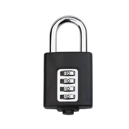 FanShow Locker Code Padlock 4 Digit Outdoor Resettable Small ...