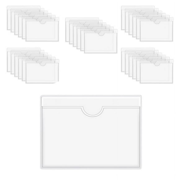 Self Adhesive Index Card Pockets
