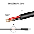 3.5mmx1.3mm Black USB Charging Cable, Universal Small Port Power Cord ...