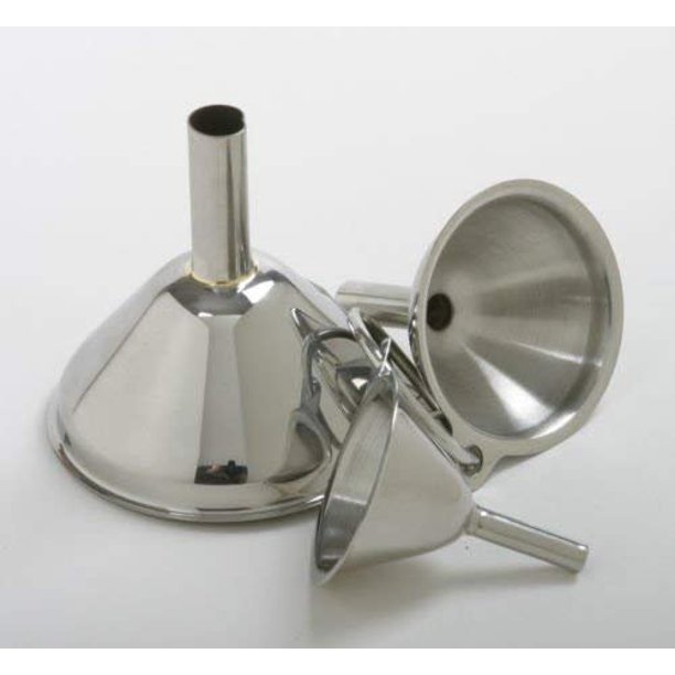 Norpro 252 18/10 Stainless Steel Funnel 3 pc Set NEW - Walmart.com