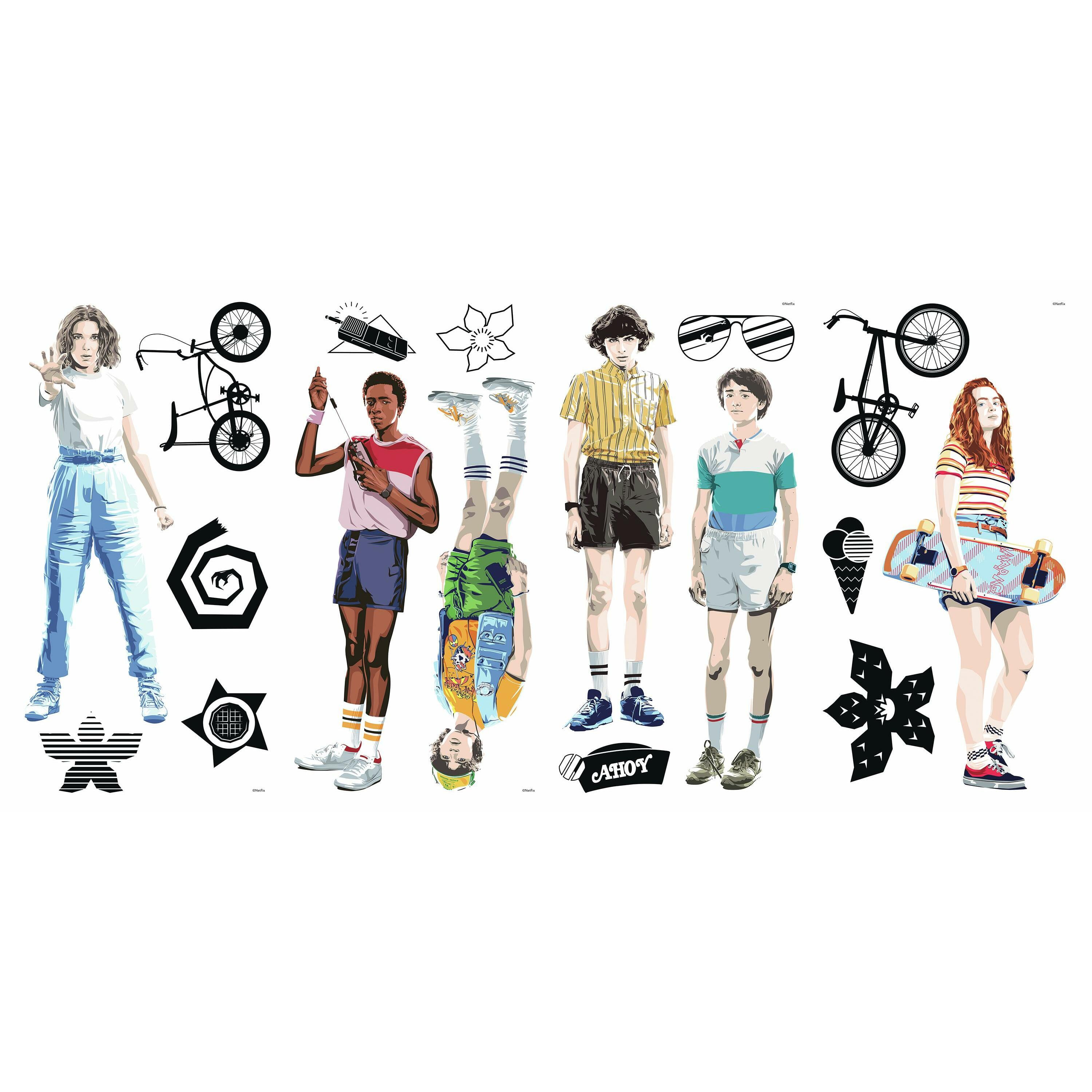 Stranger Things Peel and Stick Wall Decals - Walmart.com