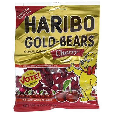 Haribo Raspberries Gummi Candy, 5 Oz. - Walmart.com