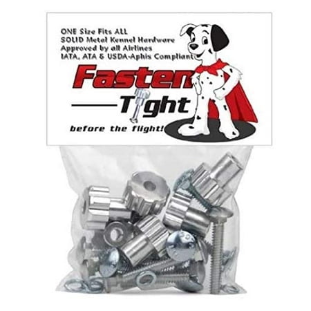 Click here for Fasten-Tight Fasten Tight Kennel Hardware - Silver... prices