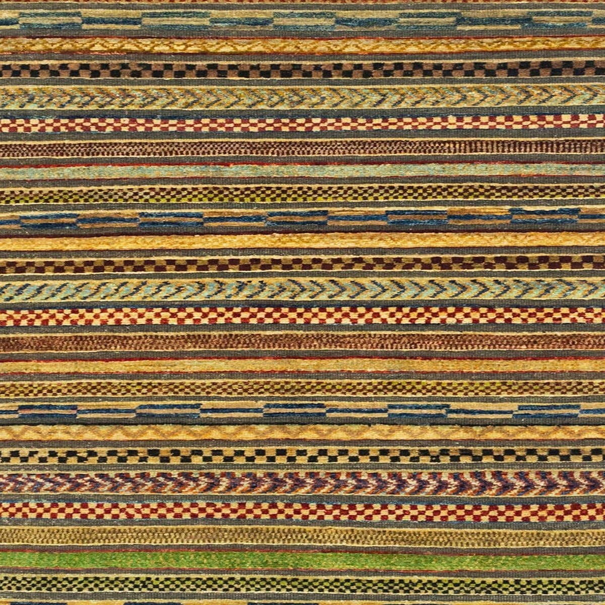 Ahgly Company Indoor Square Abstract Orange Gold Abstract Area Rugs, 6 ...