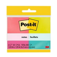 Post-it Notes 1.5 in x 2 in Cape Town Collection 8 Pads/Pack (653-8AF ...