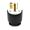 Superior Electric YGA022 Straight Electrical Plug 3 Wire, 20 Amps, 250V ...