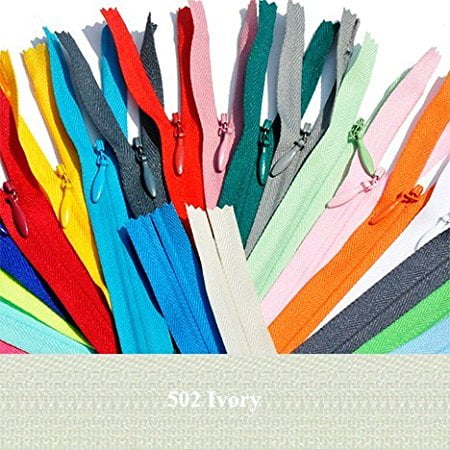 Zipperstop Wholesale YKKÂ® Unique Invisible Zipper 23 (2 ZIPPERS/PACK ...
