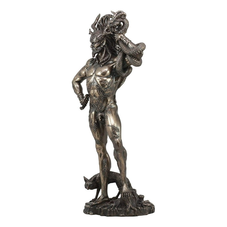 Wiccan Horned God Statue