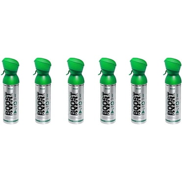 Boost Oxygen Natural Portable 10 Liter Pure Canned Oxygen Canister (6 ...