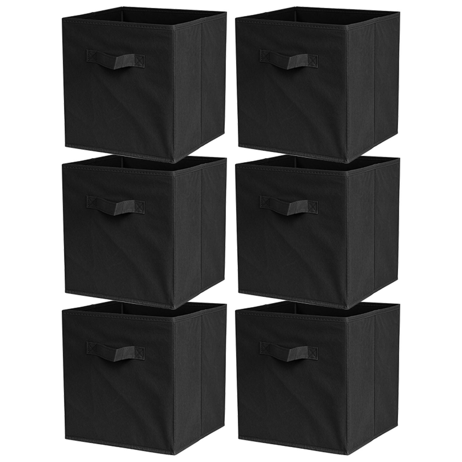 naioewe Fabric Storage Bins, Cloth Cube Storage Bins for Home Bedroom ...